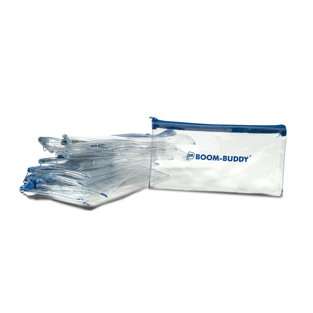 Boom-Buddy Transparent Zipper Case boom-buddy.com